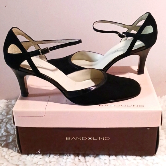 Bandolino | Shoes | New Stunning Bandolino Bd Central Black Suede Dress ...